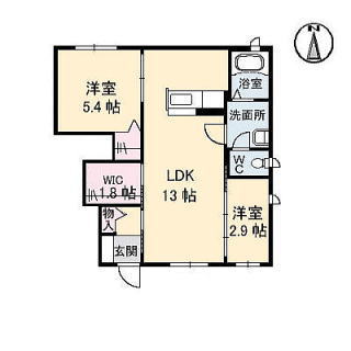 名西郡・不動産・賃貸・賃貸アパート・賃貸マンション・セント・モンテローザ(1F)2LDK・石井町
